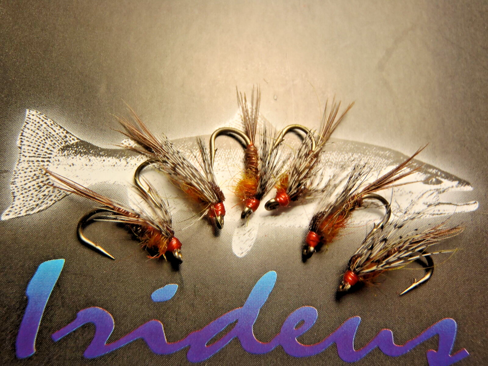Irideus Custom Biscuit Pheasant Tail Nymph Trout Fly Fishing Flies ...