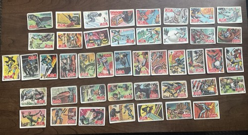 1966 A&BC Batman Red Bat 1A-44A 44 Cards Full UK Set | eBay UK