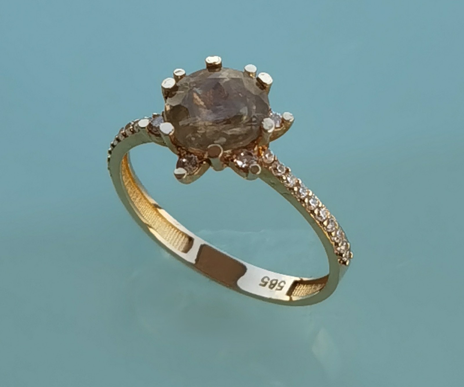 Handmade 2.2 ct Turkish Diaspore Zultanite Ring Solid 14K Gold , Best ...