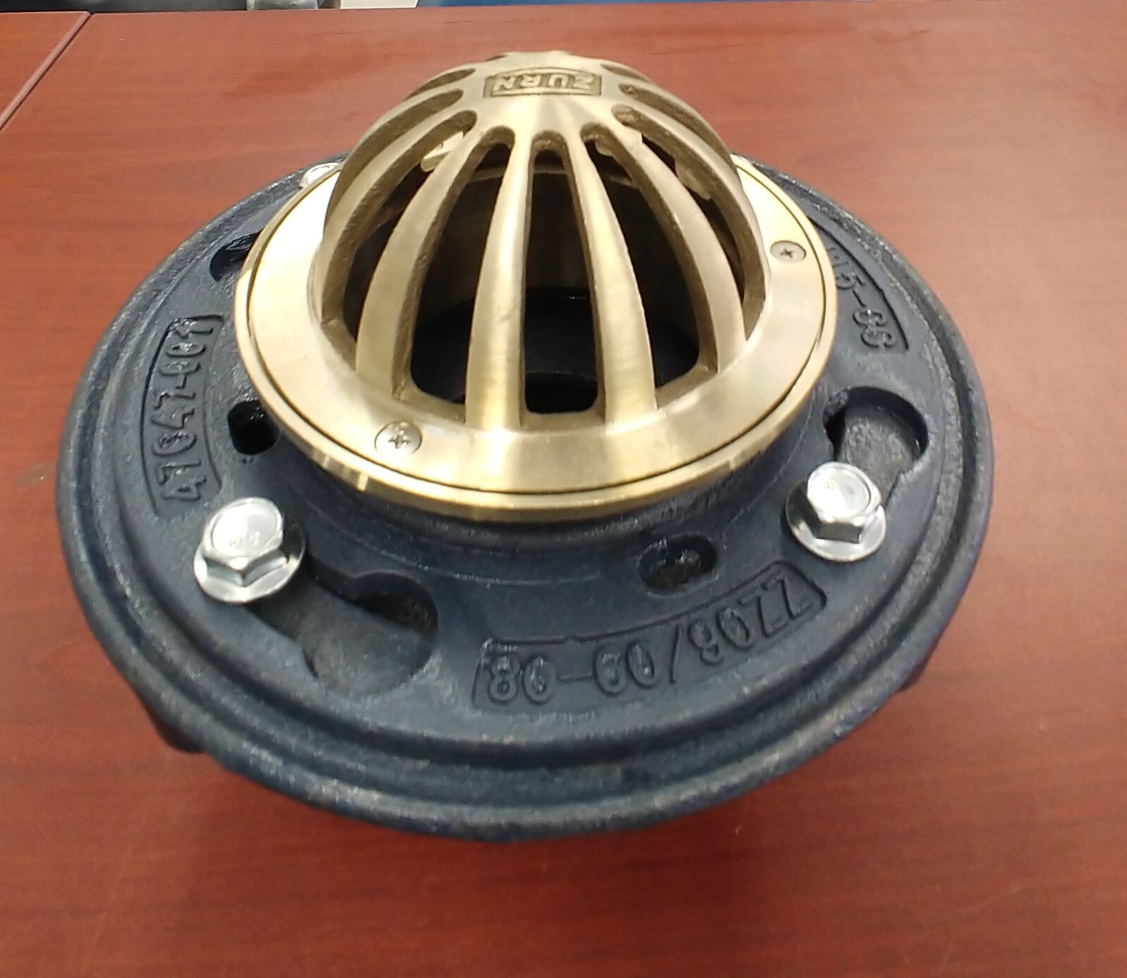 Zurn 47047-001 Drain P415-CC, Type G Round Strainer Top w/ Slotted Dome ...