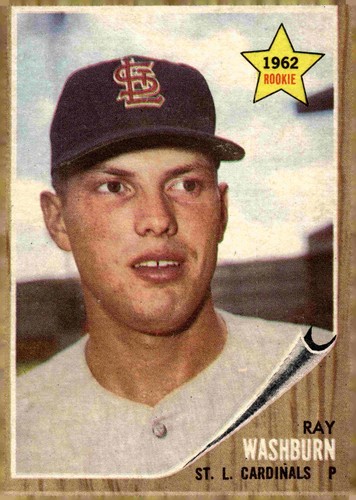 1962 Topps Ray Washburn #19 - St. Louis Cardinals | eBay