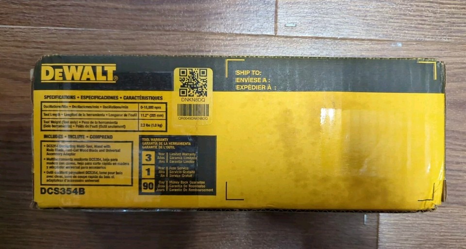 Dewalt 20v Atomic Oscillating Multi-Tool (DCS354B) 885911625142 | eBay