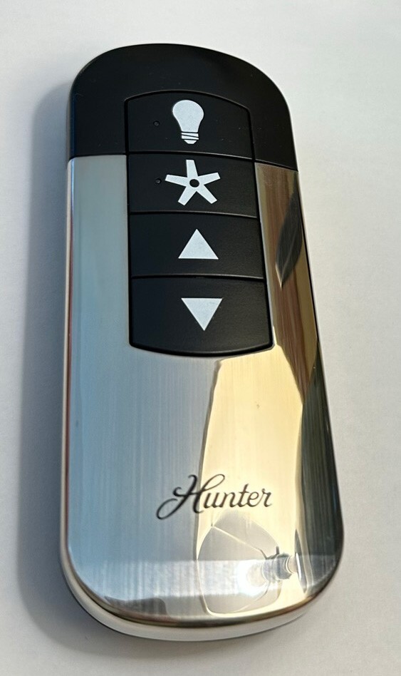 Hunter Fan - Replacement Handheld Ceiling Fan Remote Control - Silver ...