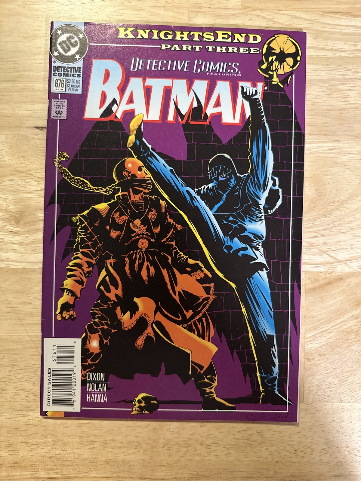 BATMAN DETECTIVE COMICS 676 Knights End Part 3 | 1994 DCU LOGO VARIANT ...