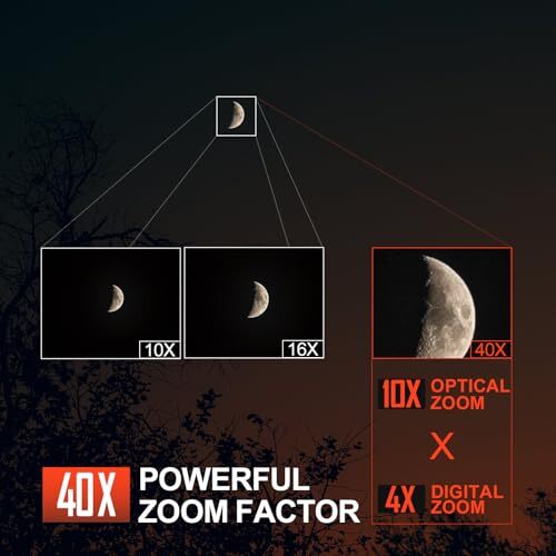 Digital Camera, 64MP&40 X Zoom Cameras for Photography & Video,4K ...