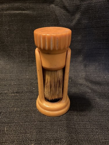 Vintage Ever-Ready Set Butterscotch Bakelite Shaving Brush w/ Stand ...