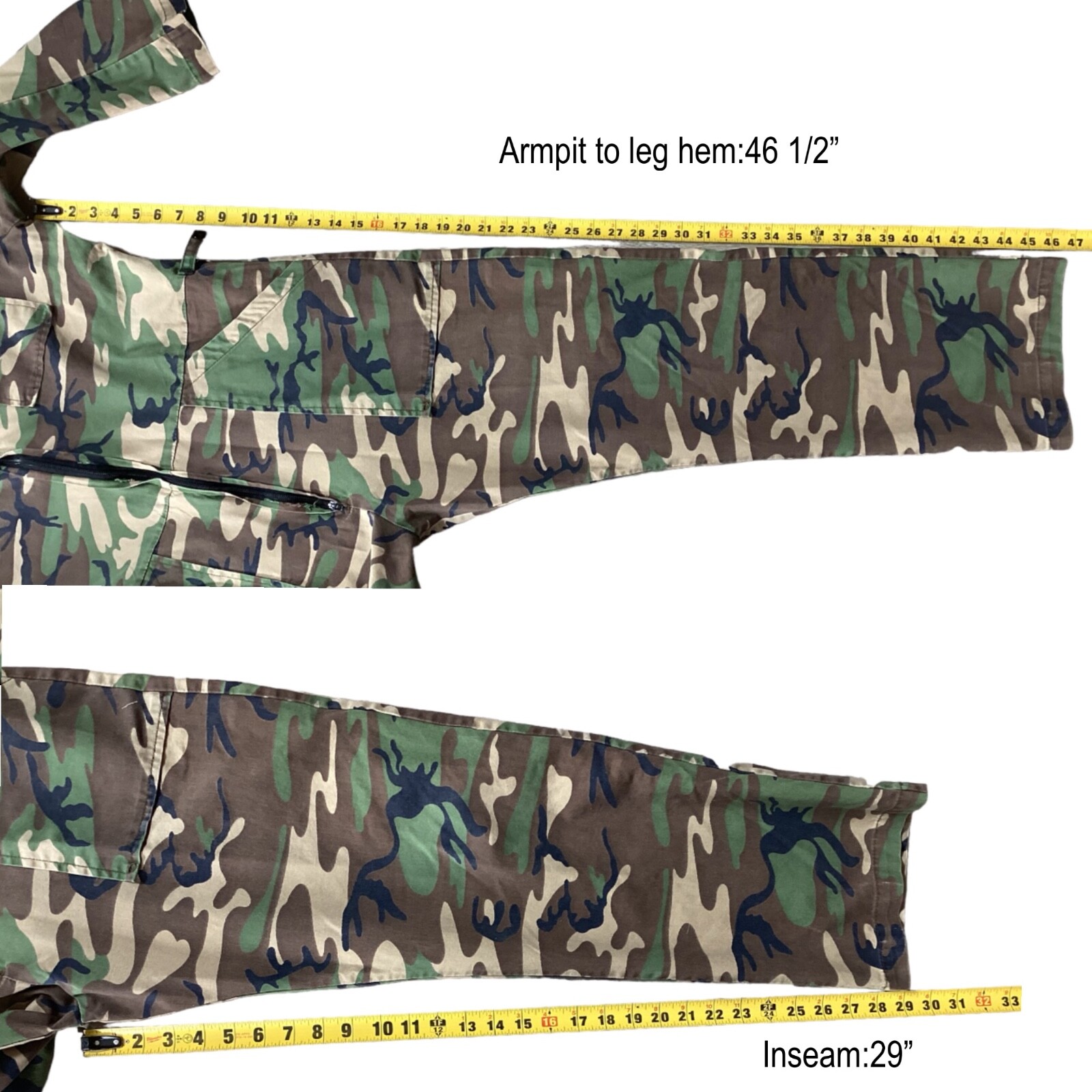 Woodland Camo Overall Hunting Lightweight Kmart Unlined Jumpsuit | eBay