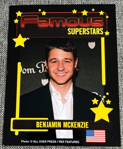 Benjamin Mckenzie vintage 2005 card #064 Famous Superstars | eBay