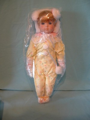 14" Porcelain Doll "Bunny" - With Box | eBay