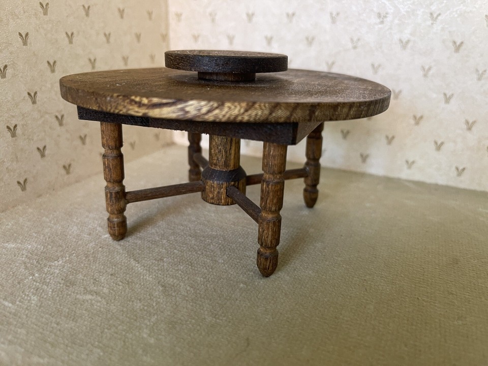 Dollhouse 1:12 scale Lazy Susan Table By Rinco Ltd | eBay