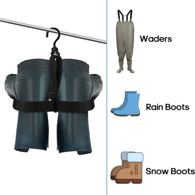 Fishing Boots Storage Adjustable Strap Boots Hanger Wader Boots Fishing ...