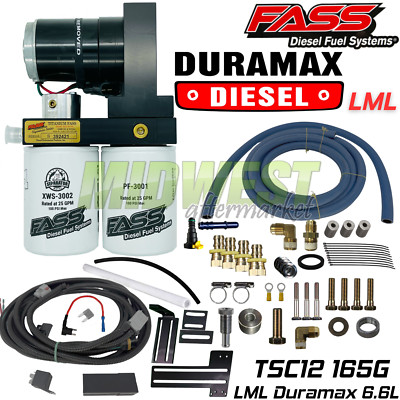 FASS Fuel Lift Pump Duramax LML 165G 2015 2016 Silverado Sierra 2500 ...