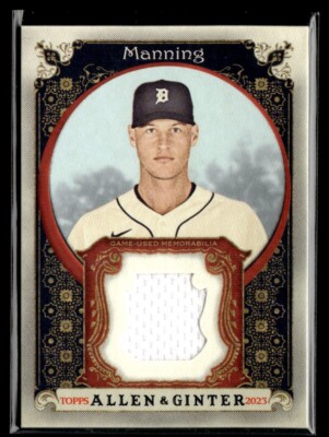 2023 Topps Allen & Ginter Relic Matt Manning Detroit Tigers #MMA | eBay