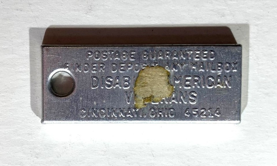 MARYLAND 1970 (no date) DAV MINI LICENSE PLATE TAG RARE GREAT CONDITION ...