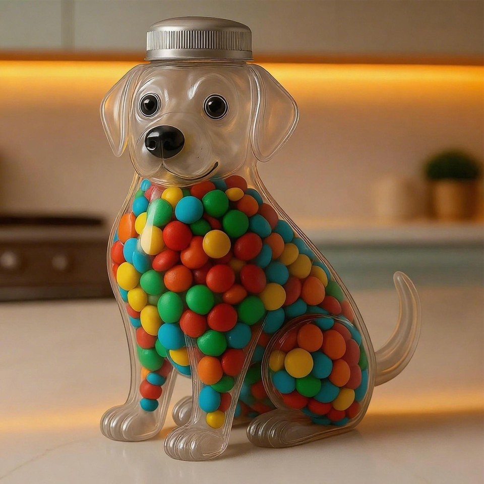 Candy Containers Animal Shape Candy Storage Jar Cute Kitchen Airtight ...