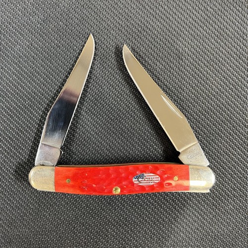 Case XX 62911 Muskrat Knife 2 Blade Red SS 9/11 USA Flag Stars ...