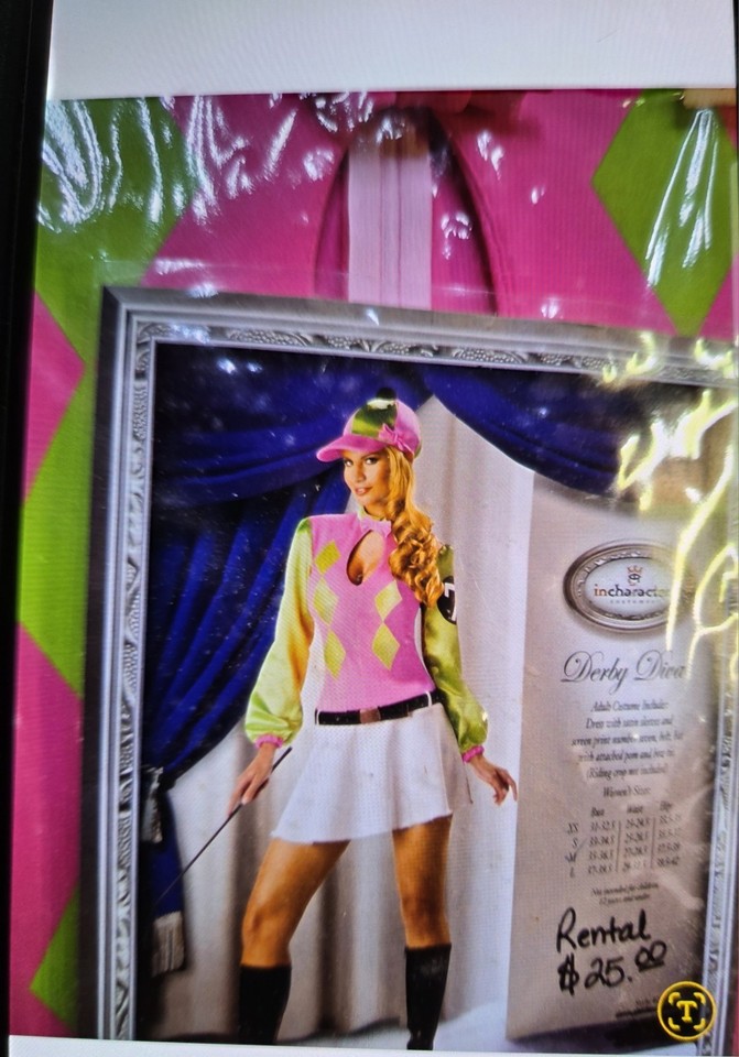 (243) Sexy Derby Diva Adult Halloween Costume Size Medium | eBay