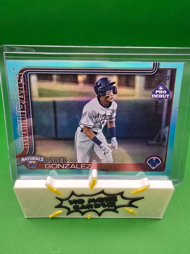 2025 Topps Pro Debut Asbel Gonzalez Aqua Foil /75 | eBay