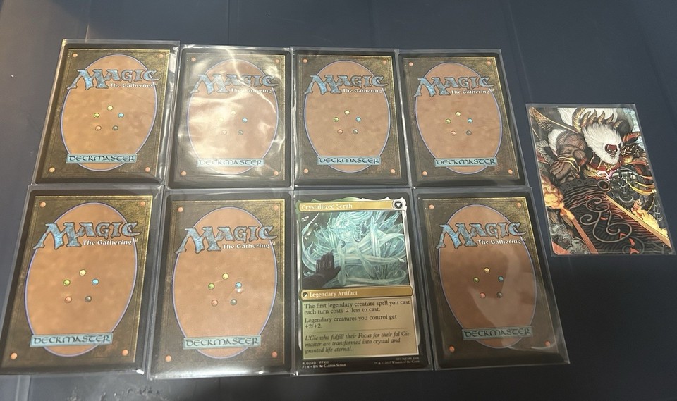 Final Fantasy Magic the Gathering Vaan, Sazh Katzroy, Raubahn 9 Cards ...