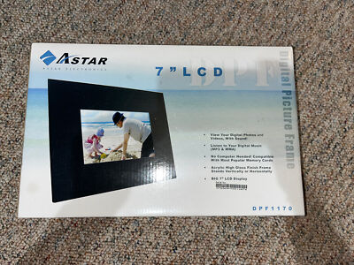 ASTAR DIGITAL PICTURE FRAME 7"LCD MODEL DPF1170 NEW | eBay