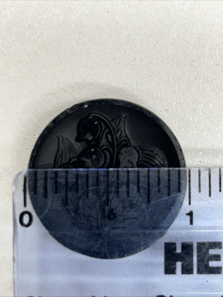 Antique Rare Deknatel PAT’ 1880 Shank Black Glass Button | eBay
