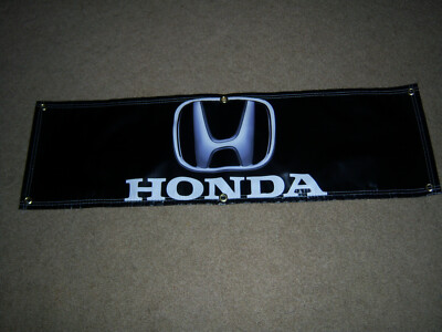 NEW CUSTOM HONDA Banner Vinyl Advertising Garage Man Cave Sign Flag 35 ...