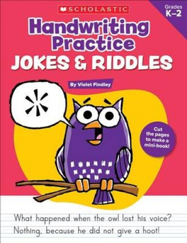 Handwriting Practice: Jokes & Riddles, Grades K-2: 40+ Reproducible ...