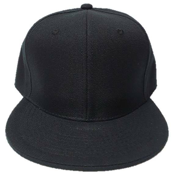Original Plain Solid Color Fitted Cap w/Flat Bill Baseball Cap Premium ...