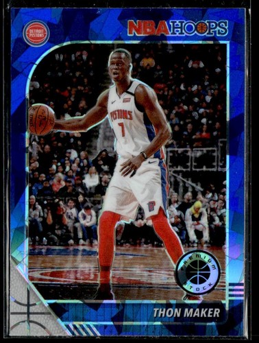2019-20 Hoops Premium Stock Blue Ice Prizm Thon Maker #58 TS1 | eBay
