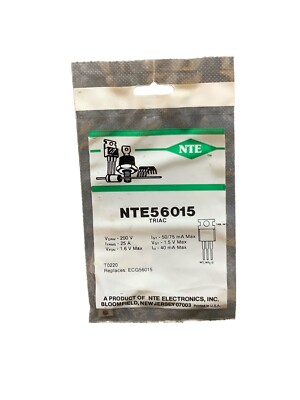 NTE56015 TRIAC - TO220 - ECG56015 | eBay