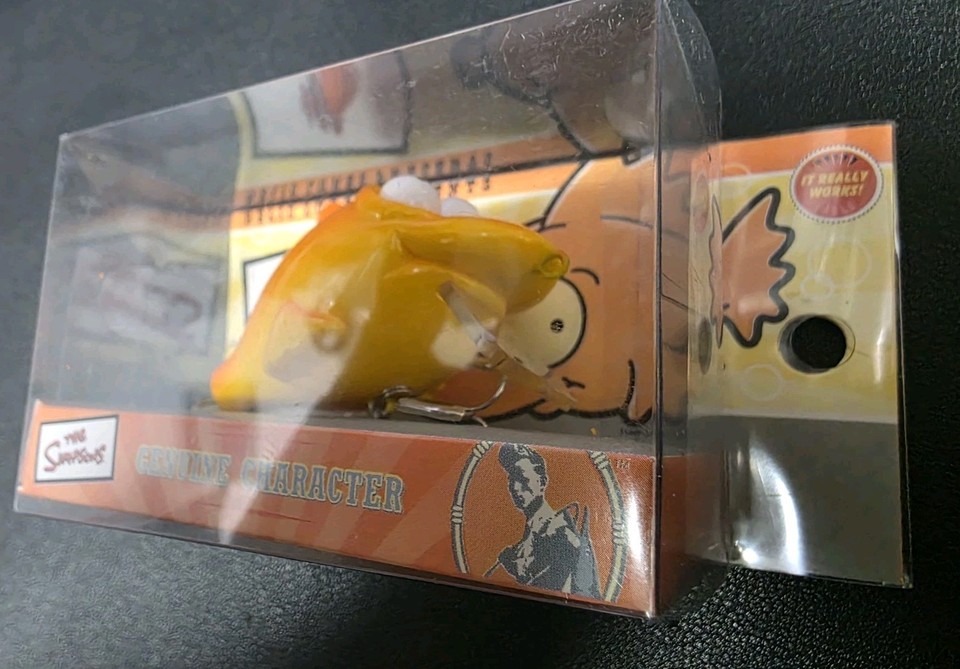 Vintage The Simpsons 2002 RARE Toxic Tuna Blinky By Relic Fishing Lures ...