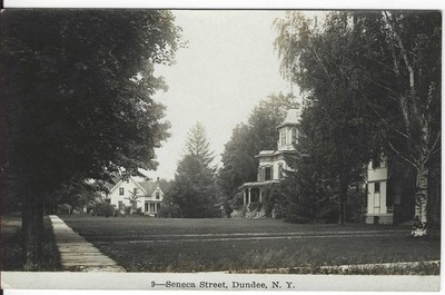 Dundee, New York, Seneca Street Residences, Yates Co, Real Photo ...