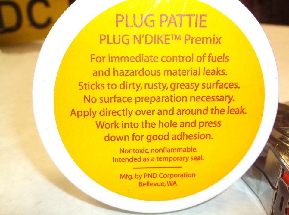 New BRADY SPC ABSORBENTS PUTPAT Plug Putty, Premix, 10 Oz. (E37J) | eBay