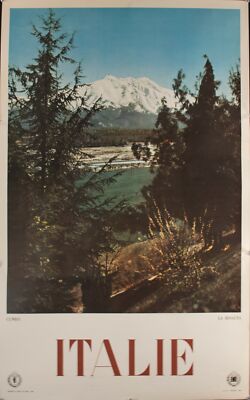 1960 Italie Cuneo La Bisalta Italy Travel Poster Vintage Original | eBay