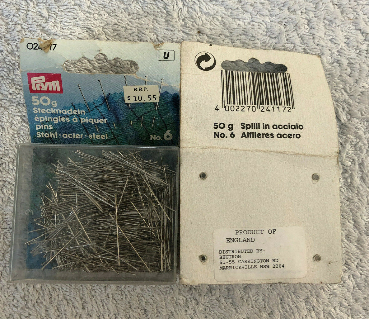 Prym Household Pins. 50g No. 6 | eBay