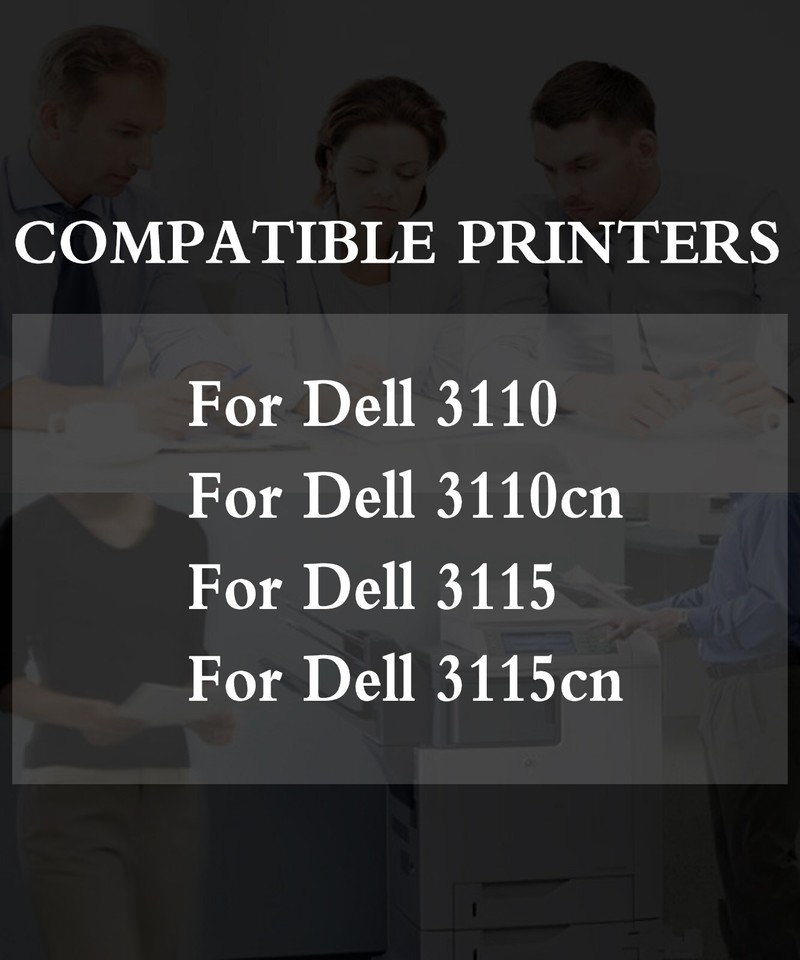 1PK 3115CN 3110CN Black Toner Cartridge for 3110 3115 310-8092 Printer ...