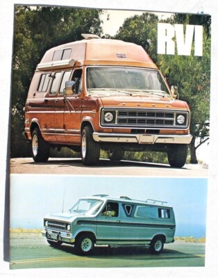 Vintage 1970s RVI Kar-A-Van Recreational Buyer’s Dealer Sales Brochure NOS | eBay