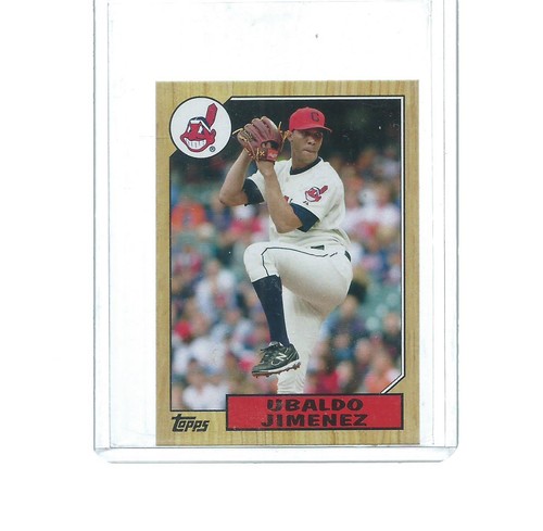 2012 TOPPS BASEBALL 1987 TOPPS MINI UBALDO JIMENEZ #TM-11 | eBay