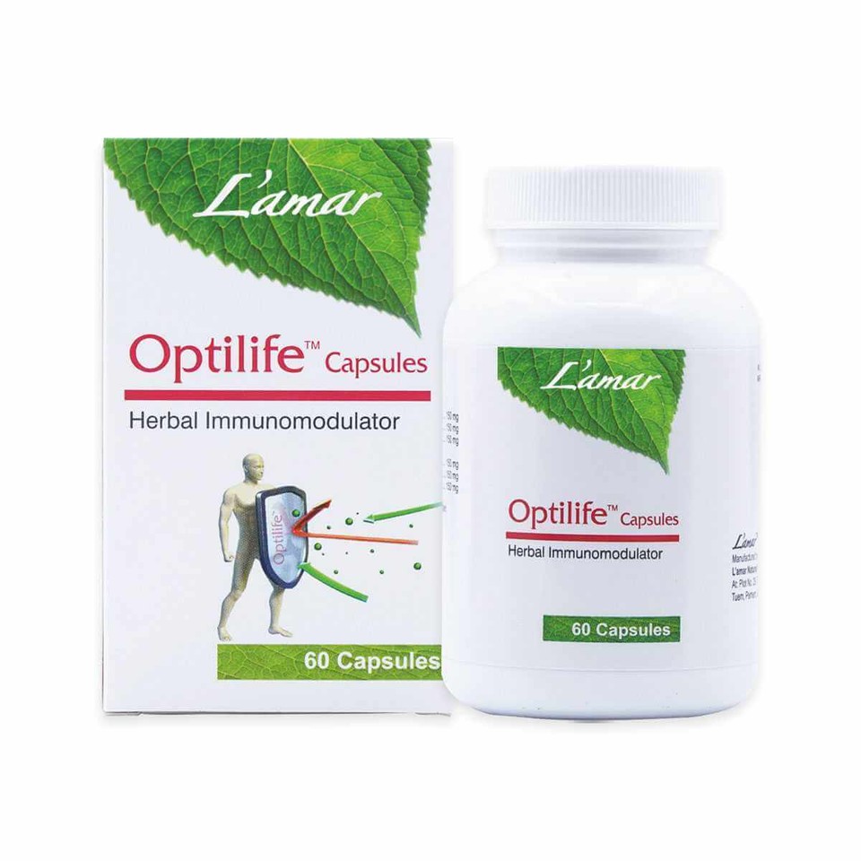 OPTILIFE CAPSULES HERBAL IMMUNOMODULATOR/PURE NATURAL AND HERBAL/100% ...