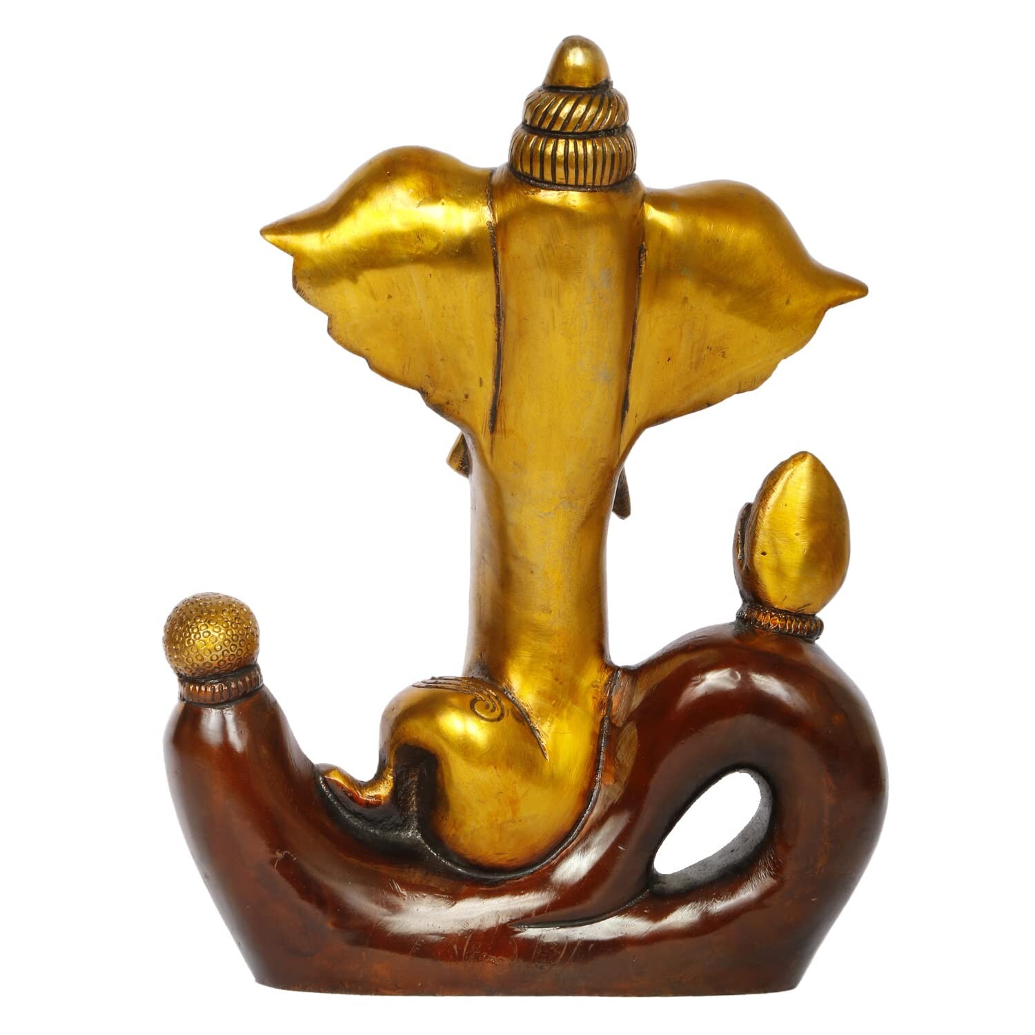 Brass Lord Designer Ganesha Idol Statue Figurine Showpiece | eBay Australia