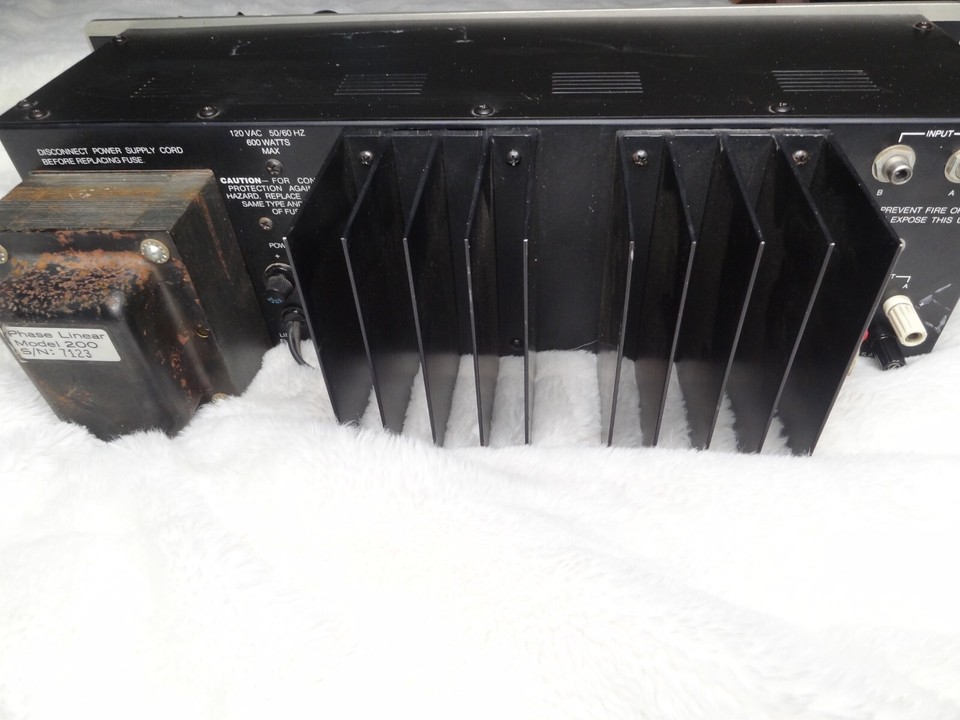 Phase Linear Model 200 Series Two Power Amplifier -Serviced | eBay