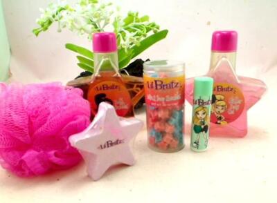 LIL' Bratz 6 Pc Spa Set-Bath Bubbles~Glitter Body Gel~Soap~Fizzie~Lip ...