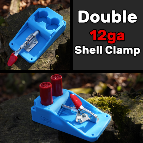 DOUBLE Shotgun Shell Hull Roll Crimp Clamp Vise 12 Gauge | eBay