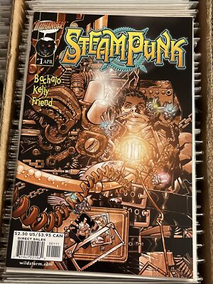 STEAMPUNK #1 CHRIS BACHALO REGULAR MAIN COVER JOE KELLY IMAGE ...