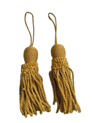 Two Vintage Gold Tassels | eBay