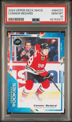 2024 Upper Deck NHCD Prominent Rookies NHCD-1 - PSA GEM MINT 10 ...