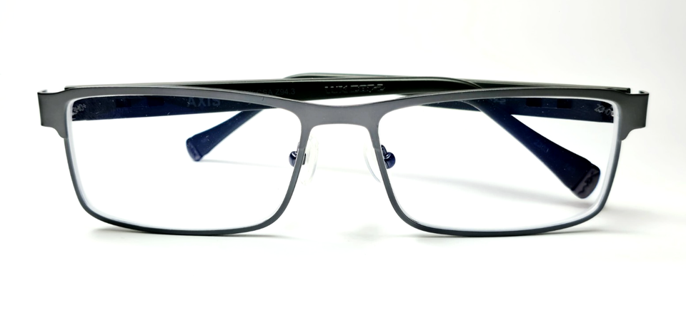 WX AXIS EN186 F WX CSA Z94.3 WXZ87-2 MEN SQUARE AUTHENTIC EYEGLASSES 58 ...