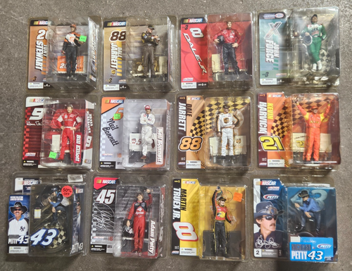 NASCAR & RACING McFarlane Figures Lot Of 12 New In Package EARNHARDT ...