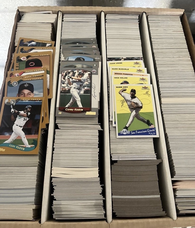 Medium Flat Rate Box of Baseball cards - 1995 to Modern *No JUNK Wax ...