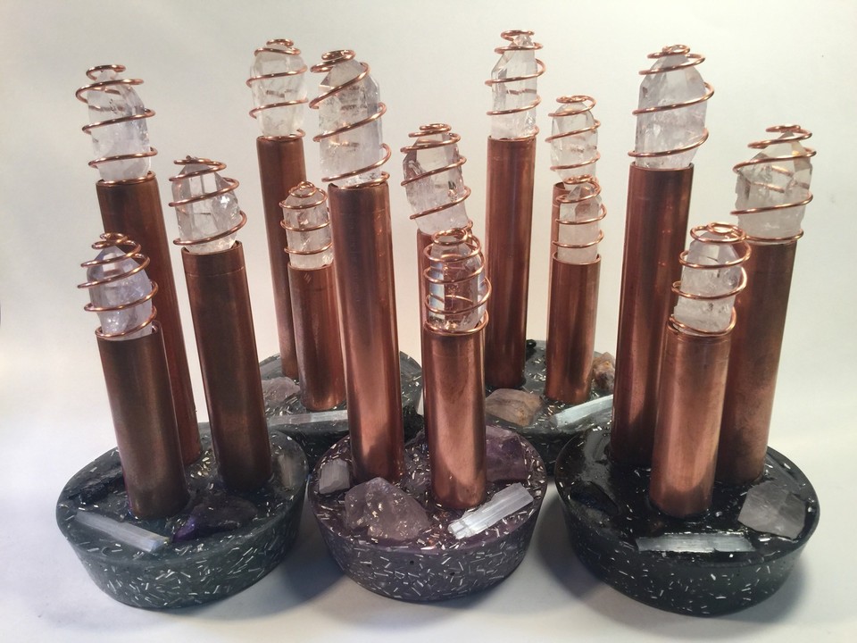 Deluxe Desktop Orgone Cloud Buster- Anti EMF/Chem - Chembuster - Orgone ...